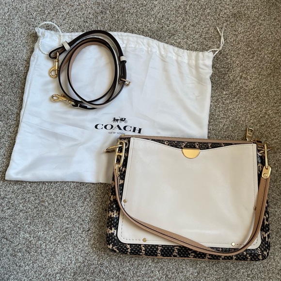 Coach | Bags | Coach Medium Dreamer Bag With Snakeskin Detail Coa ...